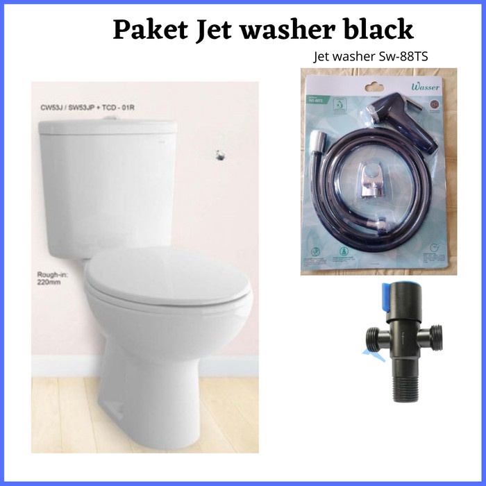 Jual New Closet Duduk Toto Cw53J/Sw53Jp/Tcd-01R Wc Duduk Single Flush ...
