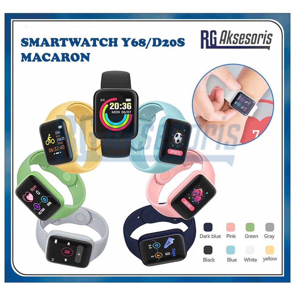 Jual RGAKSESORIS Smartwatch D20s / D20 Macaron Candy Y68 / Y68M Jam ...