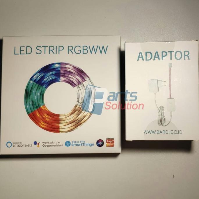Jual Lampu Smart LED Strip Wifi RGBWW BARDI 2 Meter Plus Termasuk ...
