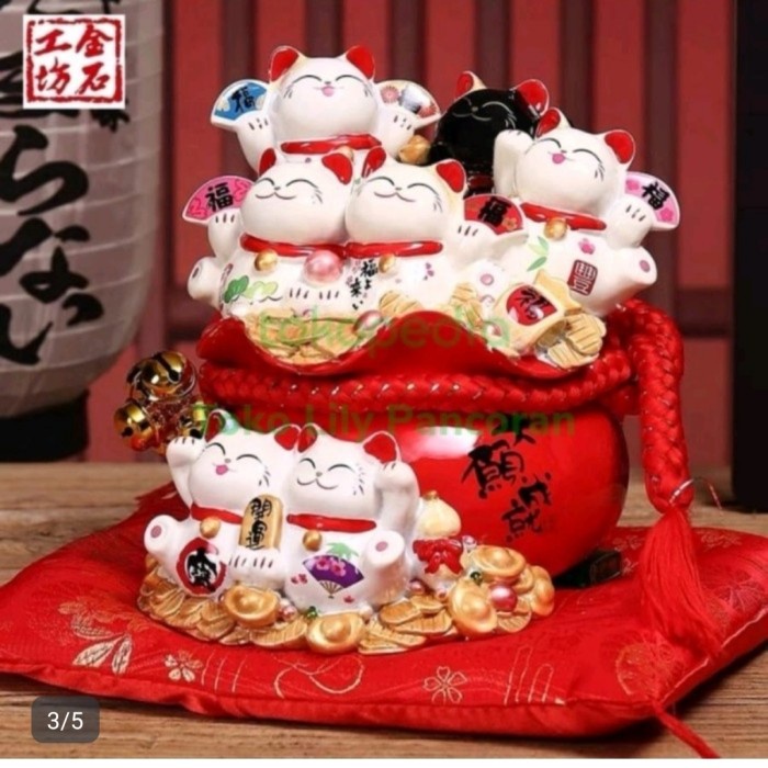 Jual [Original] Kucing Hoki/Luckycat/Pajangan Hoki Terbaru | Shopee ...