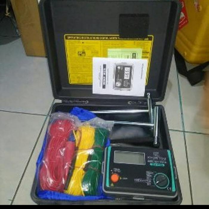 Jual [Original] Kyoritsu 4105Ah Hardcase Earth Tester Grounding Test ...