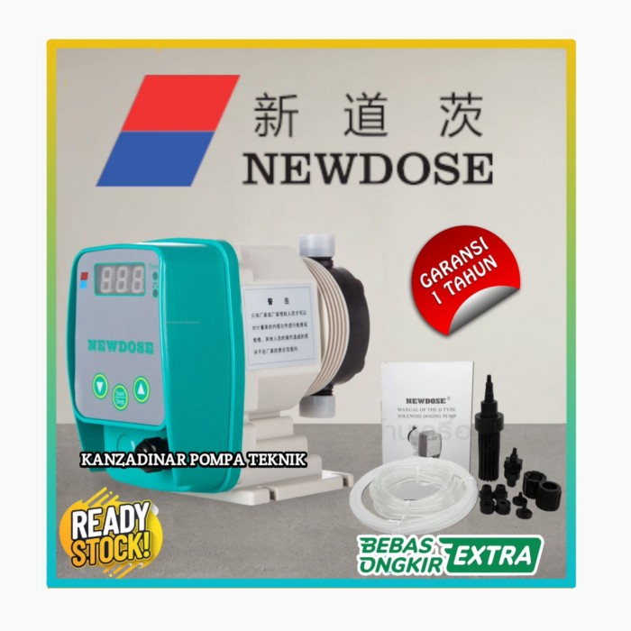 Jual [Original] Dosing Pump 15 Lph Dossing Pump 15 L/H Digital Newdose ...