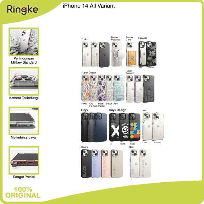 Jual Ringke iPhone 14 Casing Tipis Magsafe Anti Crack Tahan Banting ...