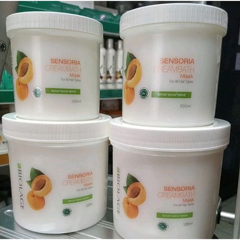 Jual Matrix Sensoria Creambath Mask / Masker Rambut 1000ml | Shopee ...