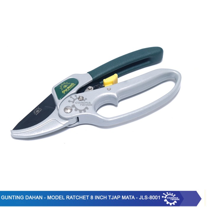 Jual Gunting Dahan - Model Ratchet 8 Inch Tjap Mata - JLS-8001 star ...