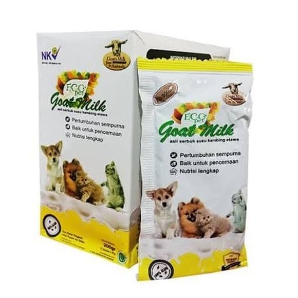 Jual SUSU KUCING ECO PET GOAT MILK 1 BOX - CAT MILK / DOG MILK 1 BOX ...
