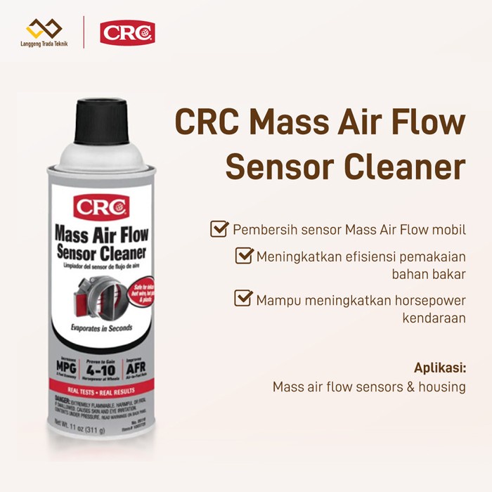 Jual Promo Crc Mass Air Flow Sensor Cleaner, 11 Wt Oz - 05110 | Shopee ...
