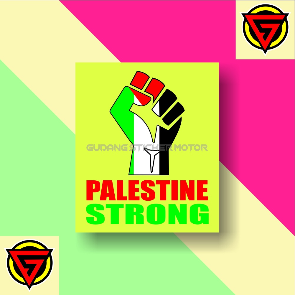 Jual sticker cutting mobil palestin palestina palestine strong | Shopee ...