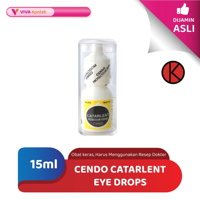 Jual Cendo Catarlent Eye Drops / Kalium Iodide / Katarak (15 Ml ...