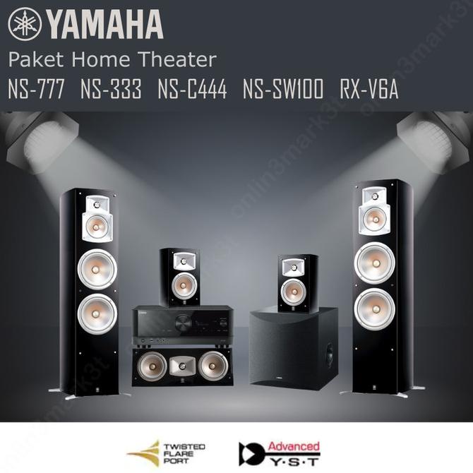 Jual Paket Home Theater Yamaha NS-777 NS-333 NS-C444 NS-SW100 RX-V6A | Shopee Indonesia