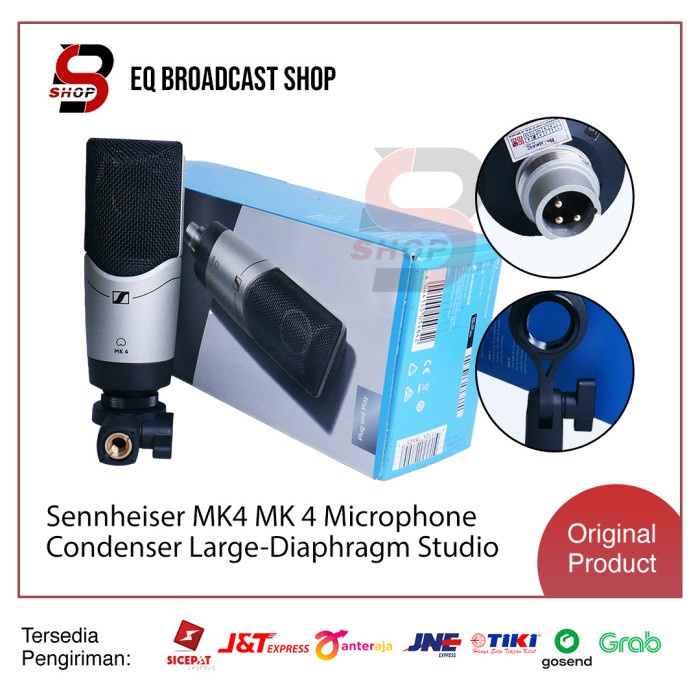 Jual Sennheiser MK4 MK 4 Microphone Condenser Large-Diaphragm Studio | Shopee Indonesia