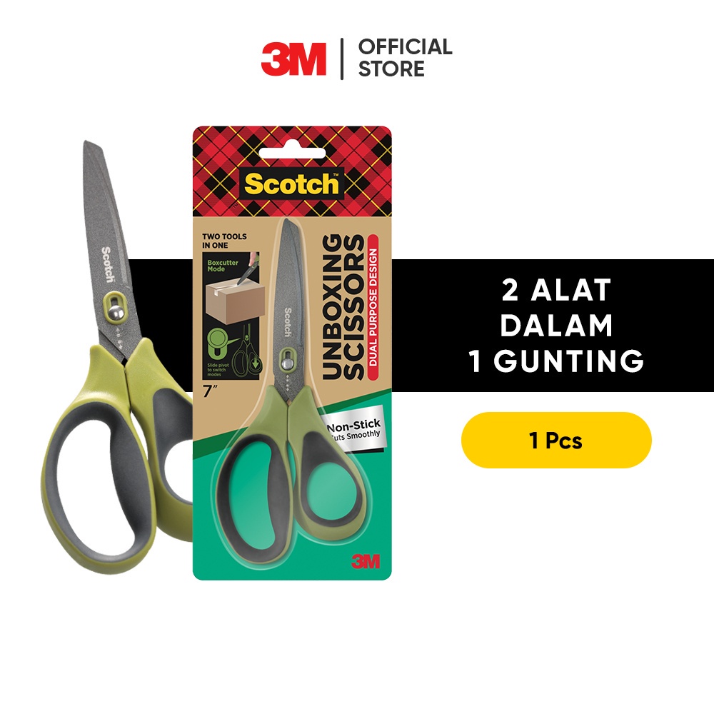 Jual 3M™ Scotch™ Scissors Unboxing , 2 Alat dalam 1 gunting, 1 pc ...