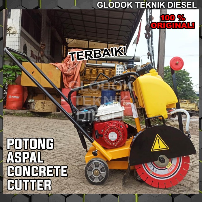 Jual Terbaru MESIN POTONG ASPAL BETON CONCRETE CUTTER ENGINE BENSIN ...