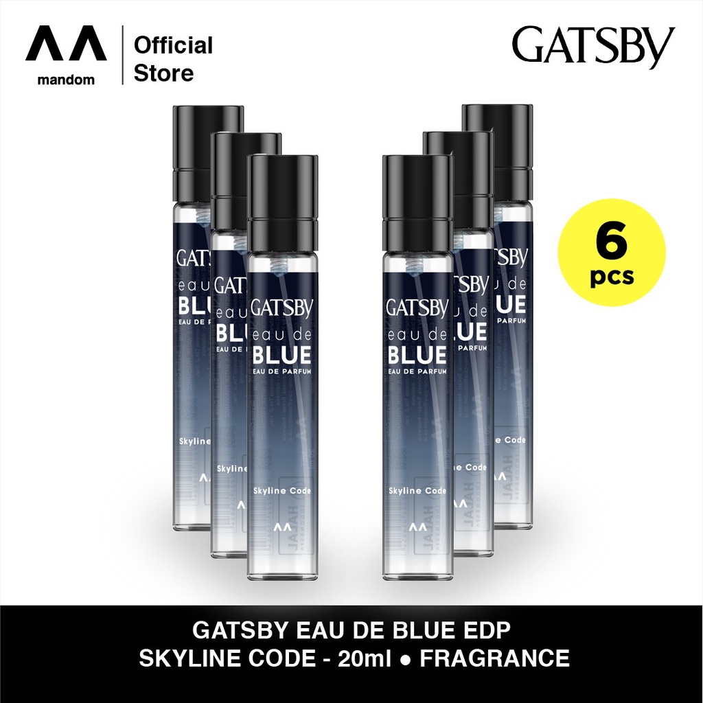 Jual 6 - Pack GATSBY Eau De Blue Eau De Parfum 20ml - Skyline Code ...