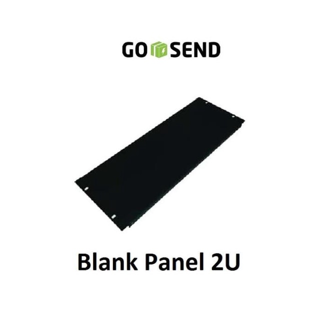 Jual Indorack Blank Panel 2U / Plat penutup untuk rack dan Wallmount ...