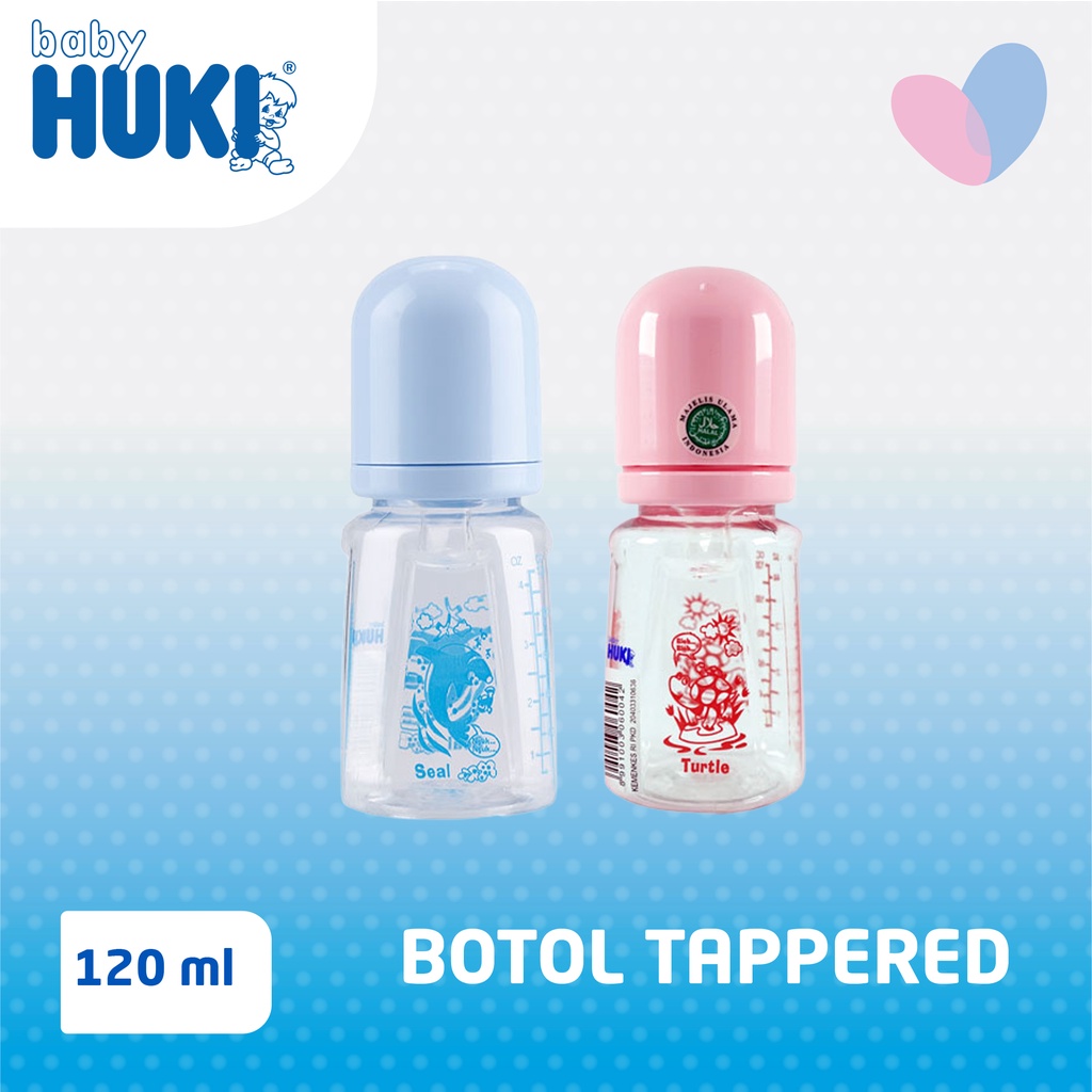 Jual HUKI Botol Standard Tapered 4 OZ (120 ML) | Shopee Indonesia