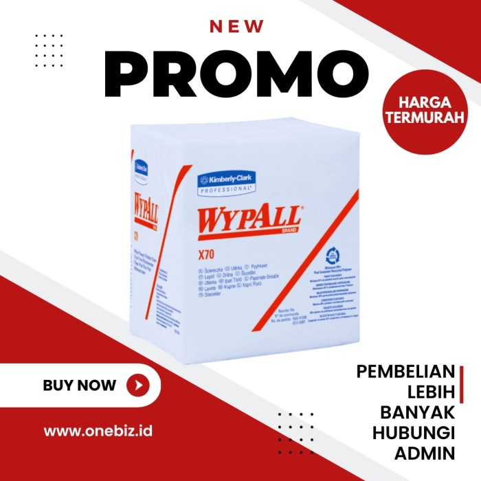 Jual WYPALL* X70 95412 TISU PENGGANTI MAJUN PENYERAP OLI PENYERAP ...