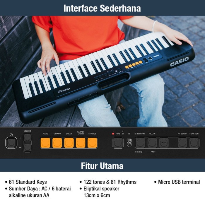Jual Keyboard Casio Ct-S100 Cts100 Ct S100 Casiotone | Shopee Indonesia