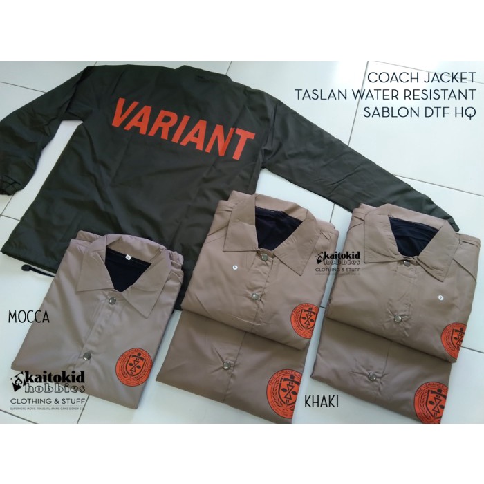 Jual Jaket Loki Tva Variant Model Jacket Water Resistant Bisa Custom ...