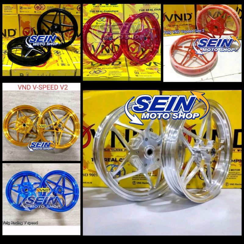 Jual Velg Vnd Bintang Vario 125 Vario 150 Free Pentil Tubles Model King ...