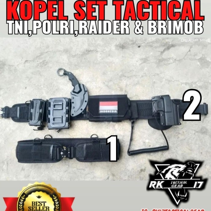 Jual Baru Kopel Tactical Set Komplit Military Tni Polri Brimob Raider ...