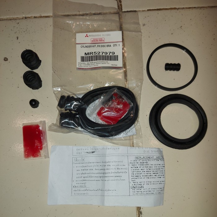 Jual Cod Caliper Kit Seal Rem Kit Triton Pajero Sport L200 Strada Dc ...