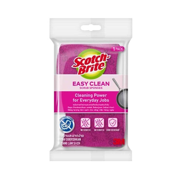 Jual SCOTCH BRITE CLEAN SCRUB SPONS LAM-34 | Shopee Indonesia