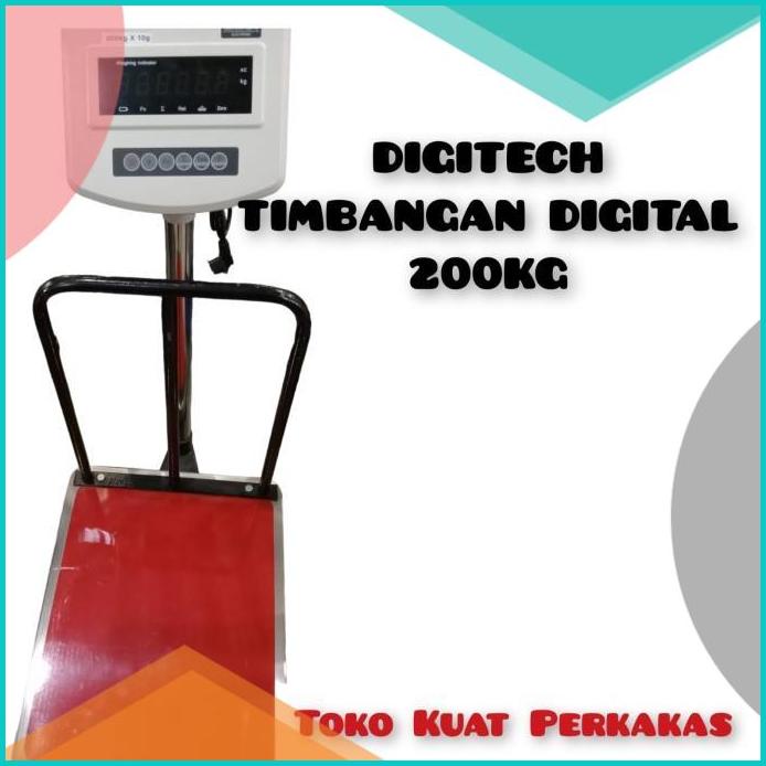 Jual DIGITECH timbangan digital 200kg x 10gr 20JVLZ3 perkakas part | Shopee Indonesia