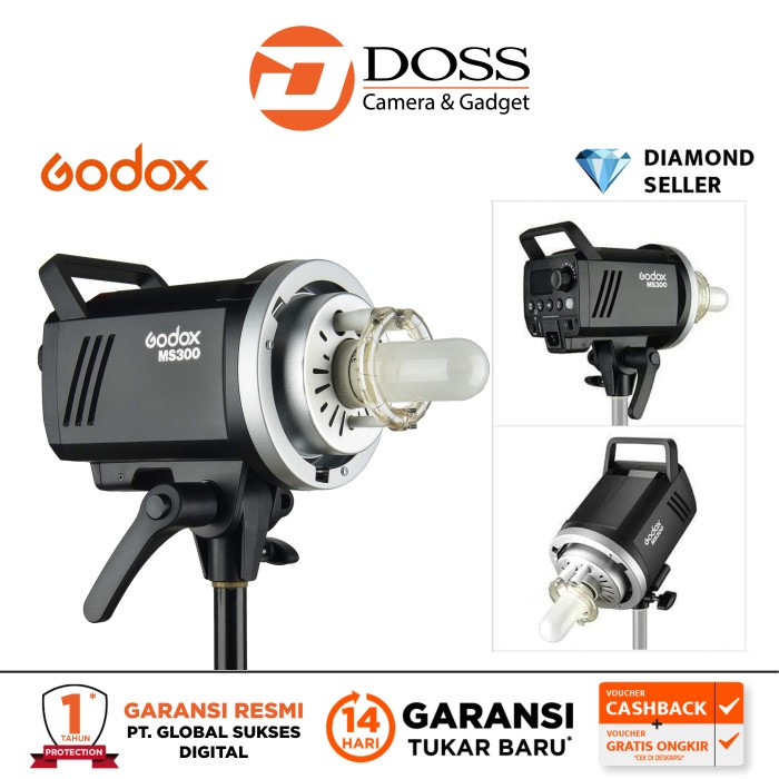 Jual Godox MS300 / Godox MS 300 Monolight | Shopee Indonesia