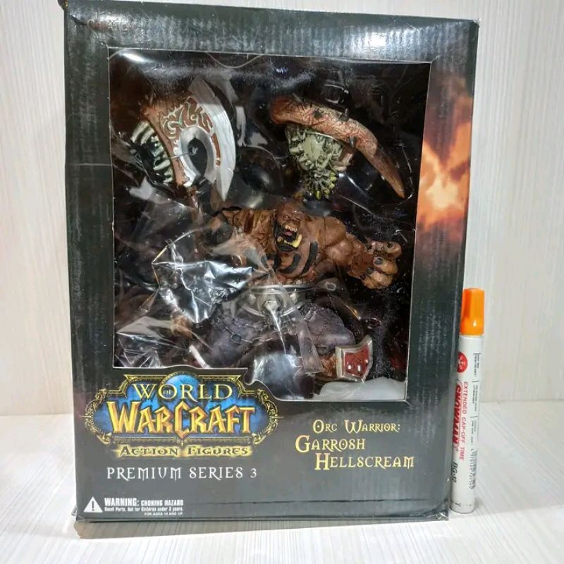 Jual mainan figure orc warrior garrosh hellscream World of warcraftstatue detail bagus Skala 1: ...