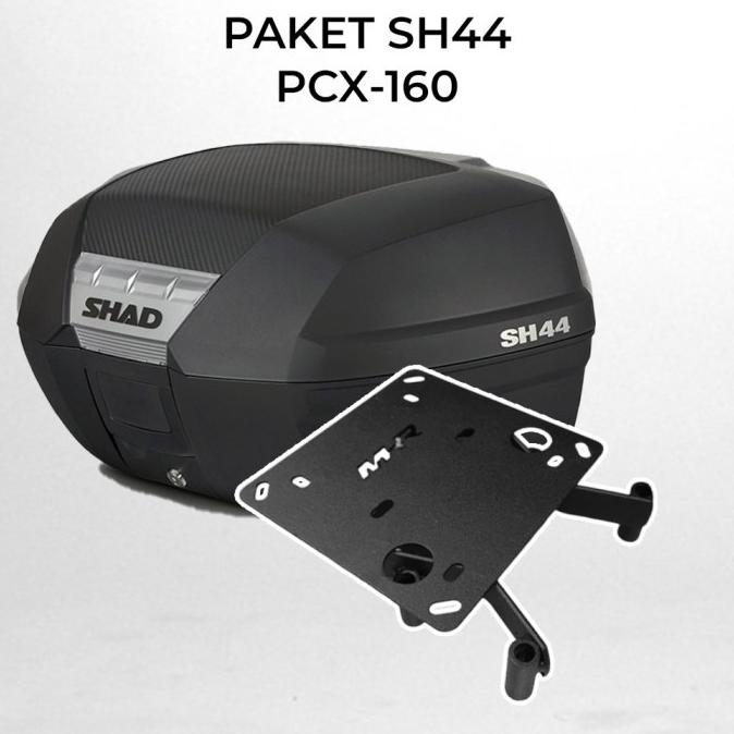 Jual Paket Box Motor PCX 160 + SHAD SH44 Box Touring Bagasi Motor ...