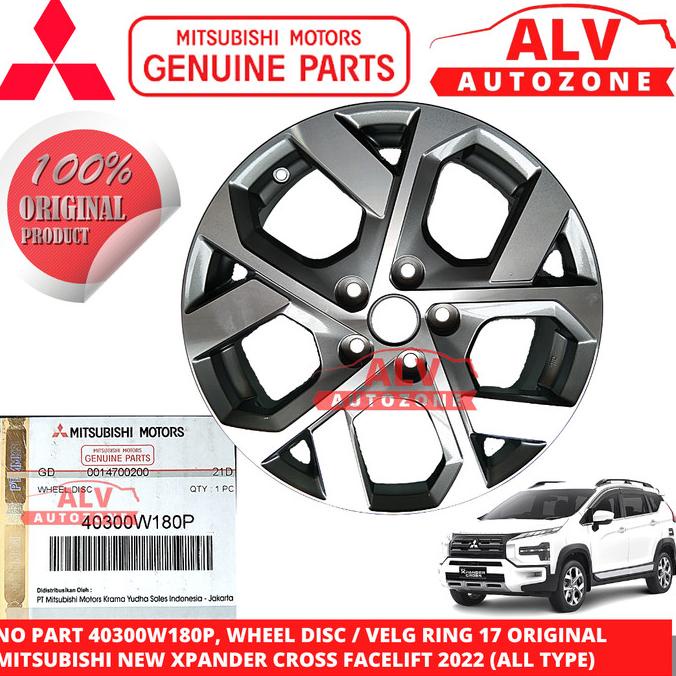 Jual VELG RING 17 ORIGINAL MITSUBISHI NEW XPANDER CROSS 40300W180P ...