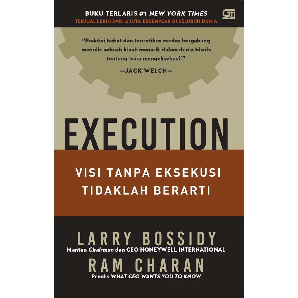 Jual Buku Execution: Visi Tanpa Eksekusi Tidaklah Berarti, Buku Bisnis ...