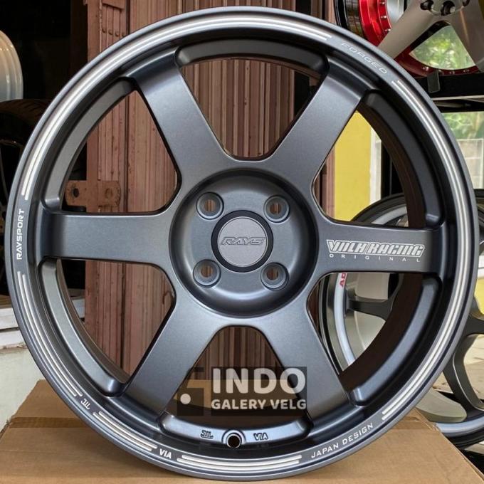 Jual velg mobil r17. Rep TE37 Saga Time Attack utk jazz, yaris, vios ...