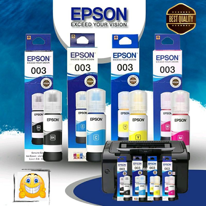 Jual tinta epson 003 1Set original for printer epson L1110 L3110 L3100 ...