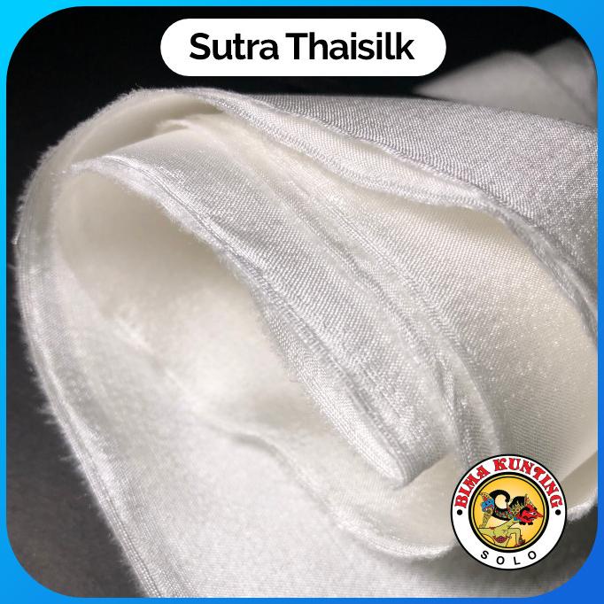 Jual Produk Unggulan] Thai Silk 100% Sutra Asli dalam "yard" lebar 115 ...