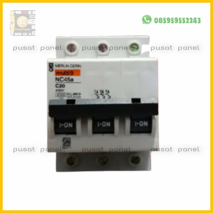 Jual yang dicari@@@@] Mcb Merlin Gerin NC45a 3P 10A/16A/20A | Shopee Indonesia