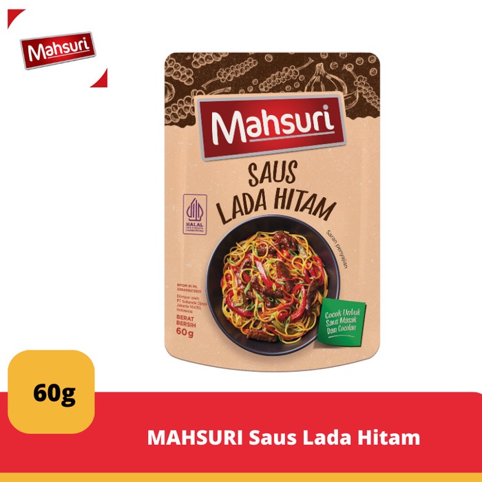 Jual MAHSURI Saus Lada Hitam 60 gr | Shopee Indonesia