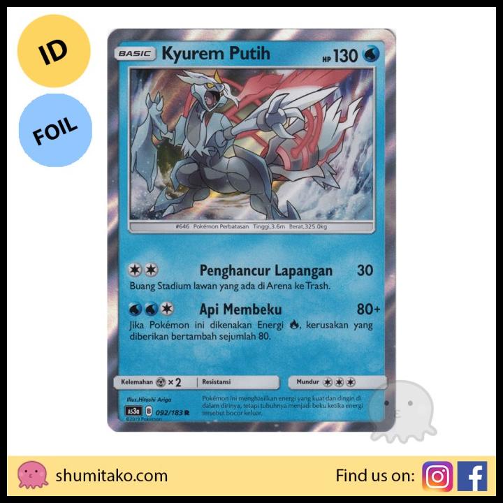 Jual HOT DEAL KARTU POKEMON TCG CARDS BAYANGAN TERSEMBUNYI A KYUREM ...