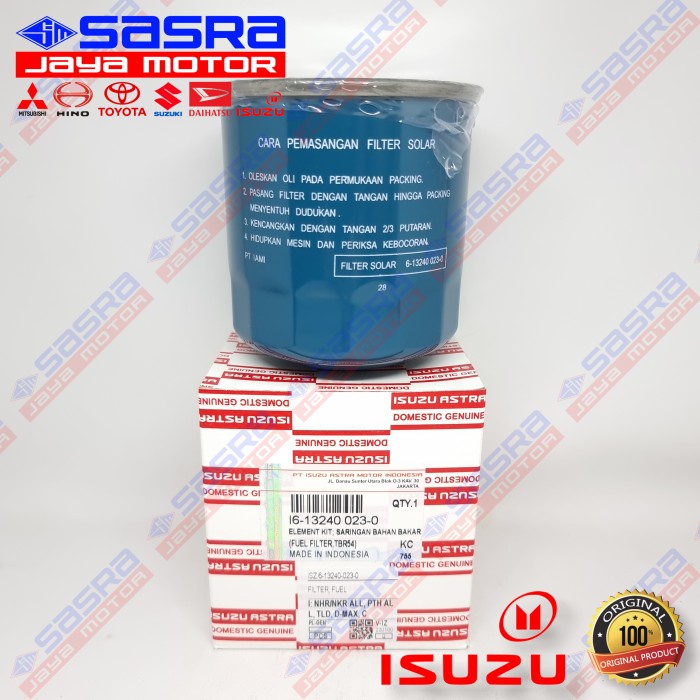 Jual Fuel Filter/Solar ORI NHR/NKR 66|PANTHER 2.3/2.5|D-MAX Isuzu ...