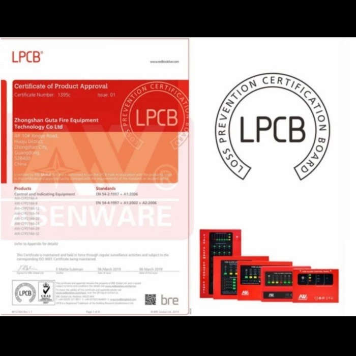 Jual Master Control Fire Alarm Panel Mcfa 1 Zone Asenware Terlaris ...