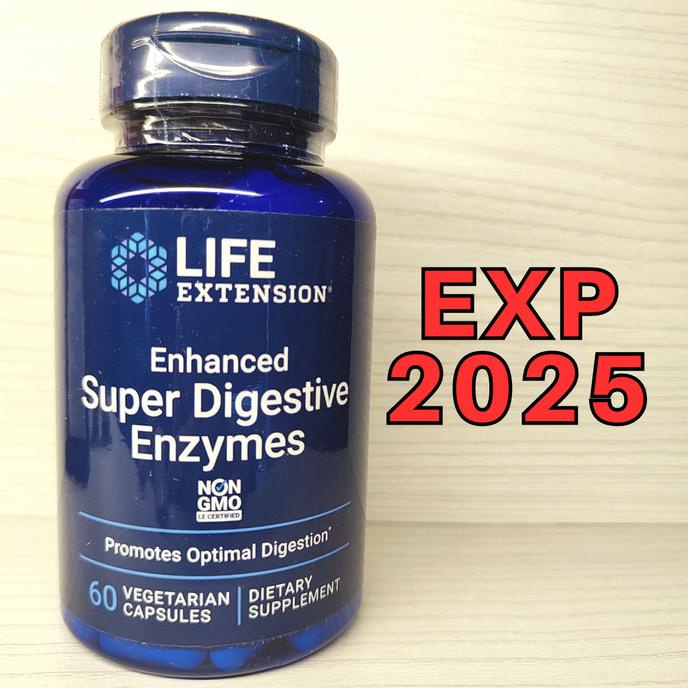 Jual Life Extension Enhanced Super Digestive Enzymes 60 Vegetarian Capsul Best | Shopee Indonesia