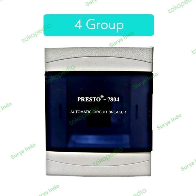 Jual haz KOTAK MCB / BOX MCB 4 GROUP TANAM PRESTO HAGER / FUSE BOX ...