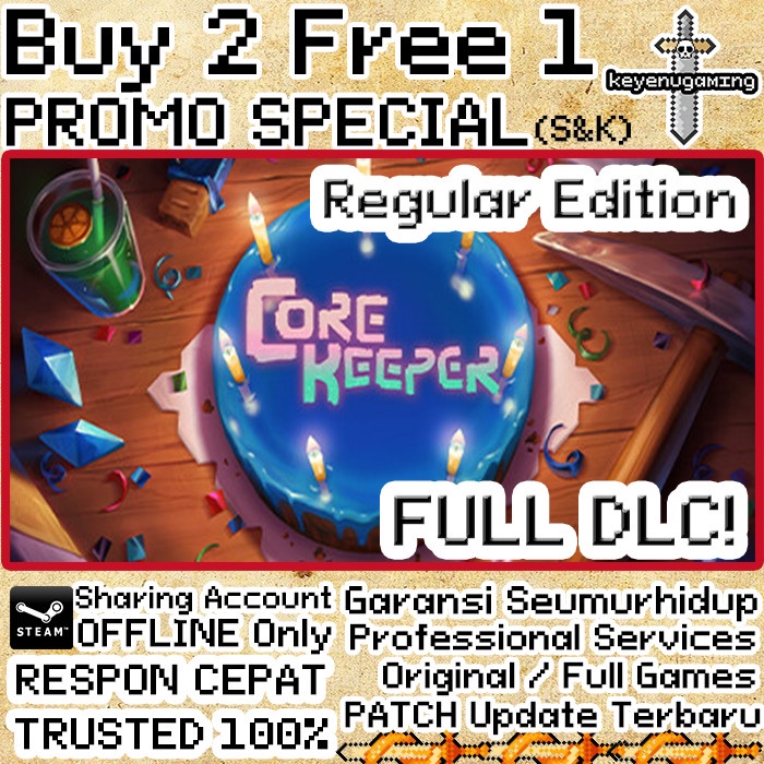 Jual Core Keeper PC FULL DLC - Buy 2 Get 1 GAME Original | Shopee Indonesia