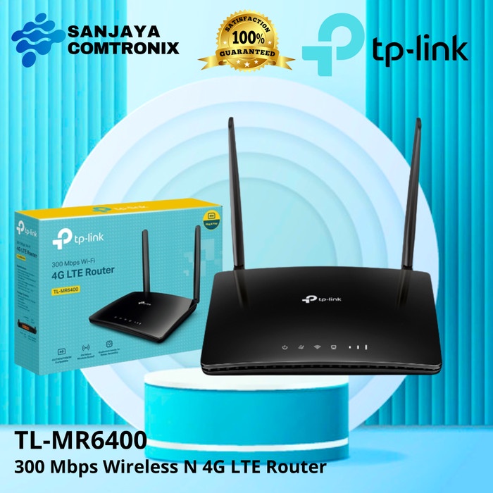 Jual TP-Link TL-MR6400 300Mbps Wireless N 4G LTE Router | Shopee Indonesia