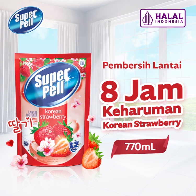 Jual SuperPell Pembersih Lantai Pel Lantai Harum & Wangi Korean ...