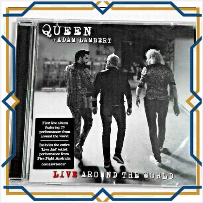 Jual [CTV] CD QUEEN + ADAM LAMBERT - LIVE AROUND THE WORLD (LIVE ALBUM ...