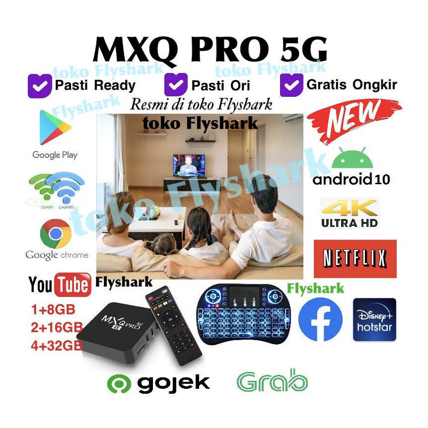 Jual Populer Android Tv Box Mxq Pro 5G 4K Ultra Hd Media Player | Shopee Indonesia