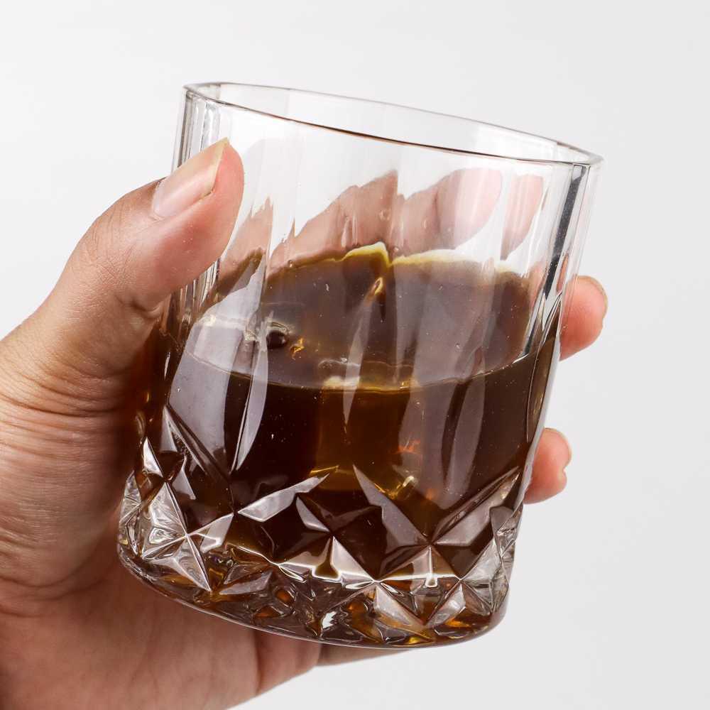 Jual One Two Cups Gelas Crystal Old-Fashioned Rock Glass 300 ml - YJ104 | Shopee Indonesia