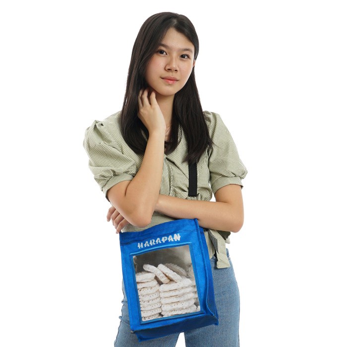 Jual Tas Bahu Model Korea Kaleng Kerupuk Harapan untuk Fashion Show ke ...